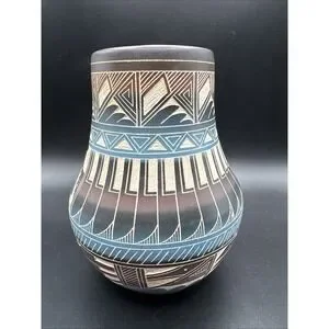 Accents | Navajo Flying Eagle Art Pottery Vase Native American Tom F ...